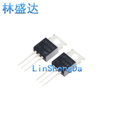 IRF520 IRF520N 直插三极管IRF520NPBF TO-220 可直拍 场效应管ic