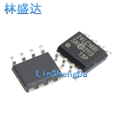 24LC16 丝印24LC16BI 24LC16BT-I/SN 24LC16B-I/SN SOP8 芯片贴片