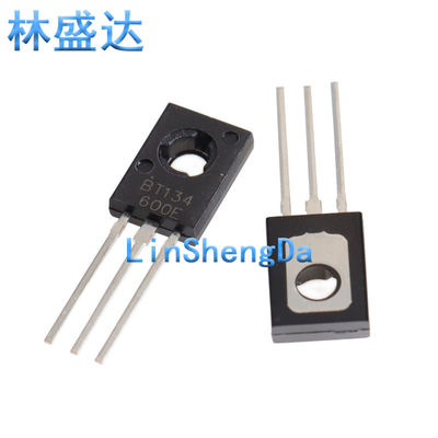 双向可控硅 晶闸管 BT134-600E 600V 4A TO-126 BT134 600E 直插