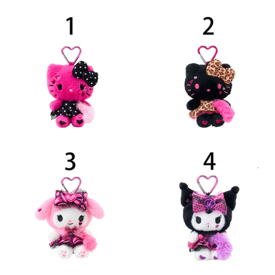 代购2026年8月份Hello Kitty/Sanrio Vivitix系列毛公仔匙扣--4款