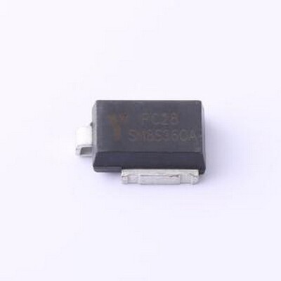 SM8S36CA 静电和浪涌保护(TVS/ESD) 双向TVS 36V截止 114A峰值脉