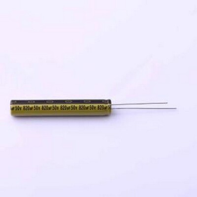 LKMD5001H821MF 直插铝电解电容 820uF ±20% 50V 插件,D8xL50mm