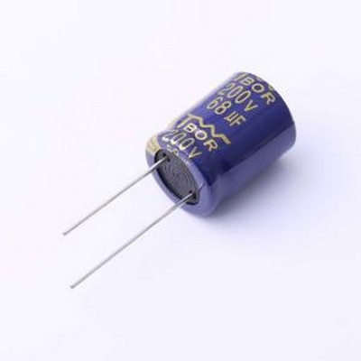 CX680KLD20B 直插铝电解电容 68uF ±10% 200V 插件,D16xL20mm
