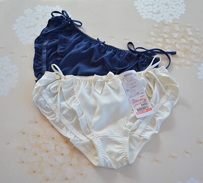 日萌系公主蝴蝶结系带大码内裤