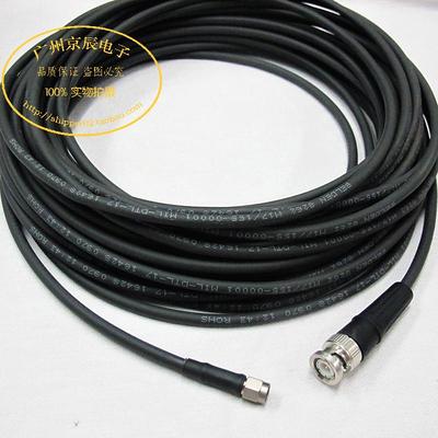 定制 高频转接线 SUHNER BNC公头转SMA公头 美国百通 RG58 同轴线