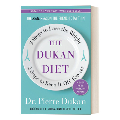 英文原版 The Dukan Diet 杜坎饮食法 两步减掉体重 两步永远保持体重 减肥指南 Dr. Pierre Dukan 精装 英文版 进口英语原版书籍