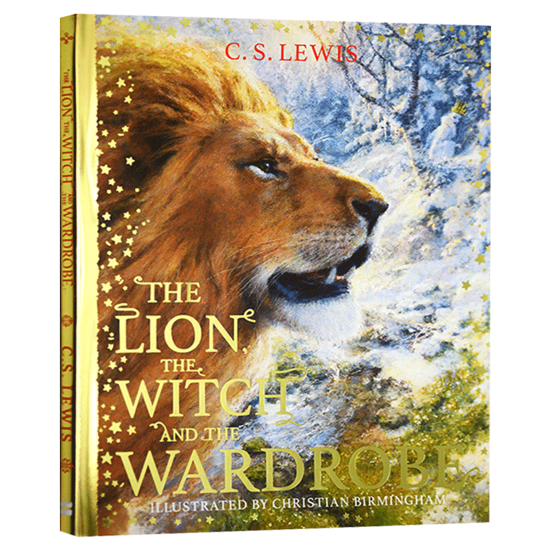 纳尼亚传奇2 狮子The Lion the Witch and the Wardrobe 女巫与魔衣橱 精装全彩彩绘版 英文原版儿童小说 进口英语书籍