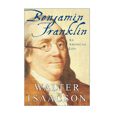 英文原版 Benjamin Franklin 富兰克林传 一个美国人的生活 精装 英文版 进口英语原版书籍