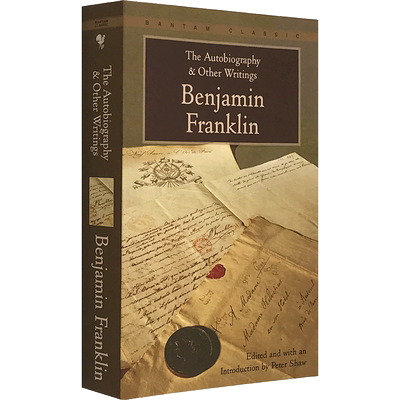 富兰克林自传 The Autobiography benjamin franklin 英文原版人物自传 全英文版 本杰明 进口英语书籍