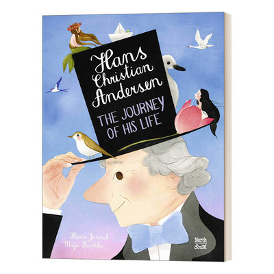 英文原版绘本 Hans Christian Andersen The Journey of His Life 安徒生的人生历程 精装 英文版 进口英语原版书籍