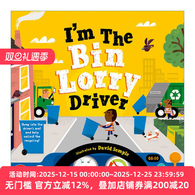 英文原版 I'm the Bin Lorry Driver 牛津精品认知绘本 我是垃圾车司机 英文版 进口英语原版书籍