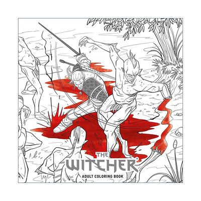 The Witcher Adult Coloring Book 巫师 涂色书 Dark Horse黑马漫画