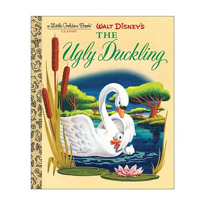 英文原版 Walt Disney's The Ugly Duckling Disney Classic Little Golden Book 丑小鸭 迪士尼经典 兰登书屋精装小金书 英文版