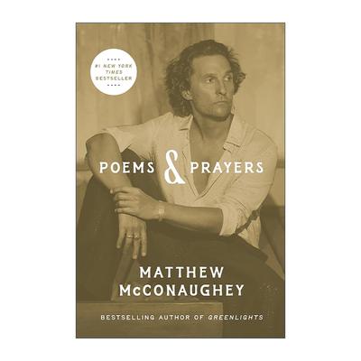 英文原版 Poems & Prayers 诗与祈祷 马修麦康纳自传 Matthew McConaughey 精装 英文版 进口英语原版书籍