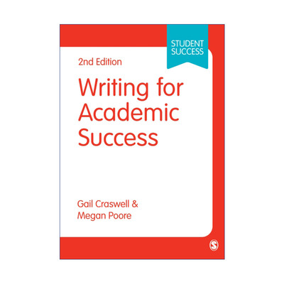 英文原版 Writing for Academic Success 如何撰写学术文章 盖尔·克拉斯韦尔 SAGE学生学术写作方法系列 英文版 进口英语书籍