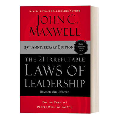 英文原版 The 21 Irrefutable Laws of Leadership 领导力21法则 追随这些法则 人们就会追随你 英文版 进口英语原版书籍