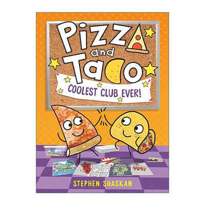 英文原版 Pizza and Taco Coolest Club Ever 披萨饼与玉米片9 图画图像小说 精装 英文版 进口英语原版书籍