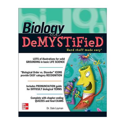英文原版 Biology Demystified 生物学 自学向导系列 英文版 进口英语原版书籍