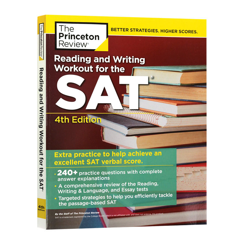美国高考SAT读写训练 第4版 Reading and Writing Workout for the SAT 英文原版考试类教辅 进口书籍