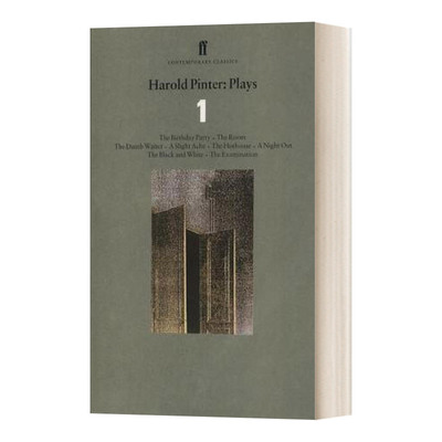 Harold Pinter Plays 1 哈罗德·品特戏剧集1 生日聚会 地下室和死水 热屋 英文原版文学读物 进口英语书籍