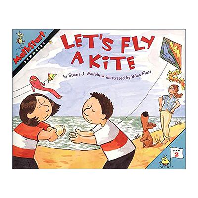 英文原版 Mathstart Level 2 Let's Fly a Kite 数学启蒙绘本2级 英文版 进口英语原版书籍