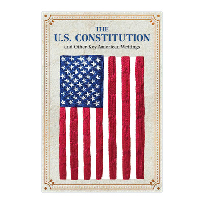 英文原版 The U.S.Constitution and Other Key American Writings 美国宪法及其他重要著作 软精装皮质封面词云经典 进口英语书籍