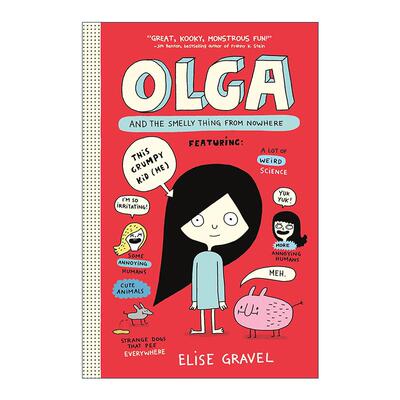 英文原版 Olga and the Smelly Thing from Nowhere 奥尔加与小动物 英文版 进口英语原版书籍
