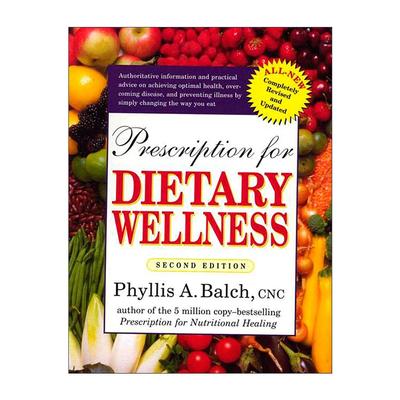 英文原版 Prescription for Dietary Wellness 健康饮食处方 食物疗法 菲力斯·巴克 英文版 进口英语原版书籍