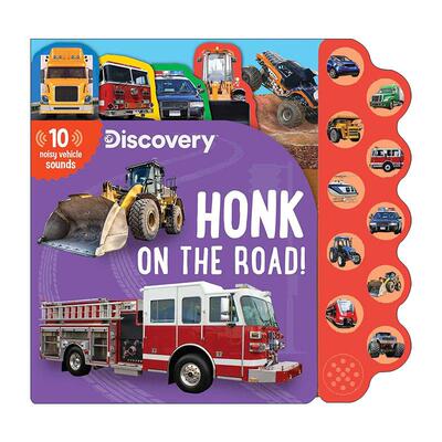英文原版 Discovery Honk on the Road 路上的10种声音 发声书 英文版 进口英语原版书籍