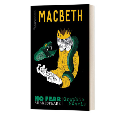 英文原版 Macbeth No Fear Shakespeare Graphic Novels 别怕莎士比亚 麦克白 图像小说 英文版 进口英语原版书籍