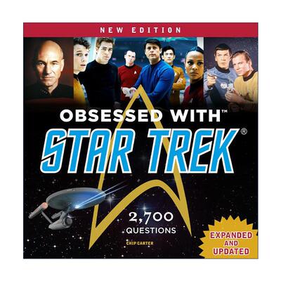 英文原版 Obsessed With Star Trek 星际迷航 骨灰粉丝趣味问答书 2500道问题与答案 英文版 进口英语原版书籍