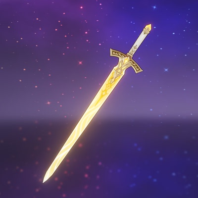 原神水仙十字之剑全金属1比1