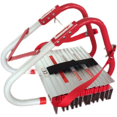 消防逃生软梯10米便携式折叠救援攀爬软梯YD5-1-10A2