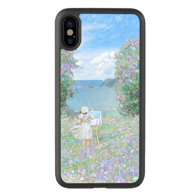 iPhone13女孩野外写生防摔手机壳