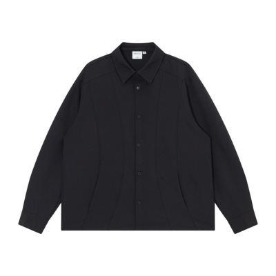 BSAPA 秋装新款垂感立体剪裁拼接休闲宽松衬衫廓形分割小众外套