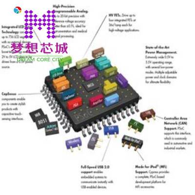 CY8C3866AXI-206T CY8C3866AXI-208 CY8C3866FNI-210T