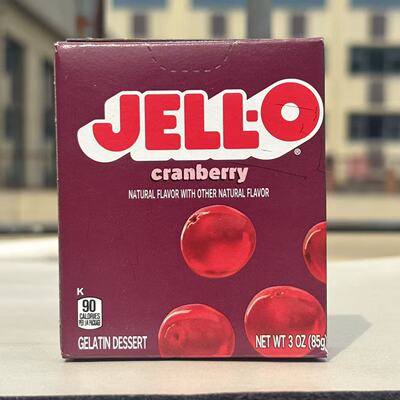 美国杰乐蔓越莓透明果冻粉