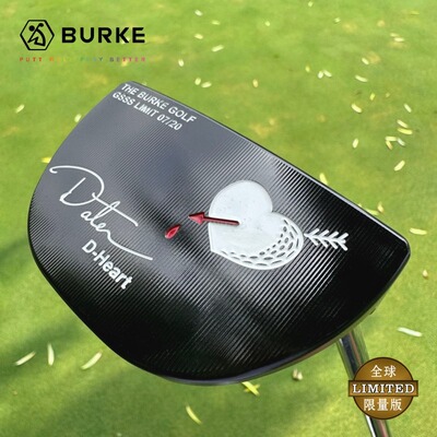 正品BURKE Date Heart高尔夫推杆瞄准线低重心推杆限量版