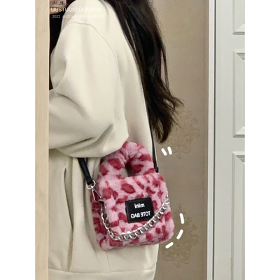 迷你感包包毛绒uustudio小方包潮