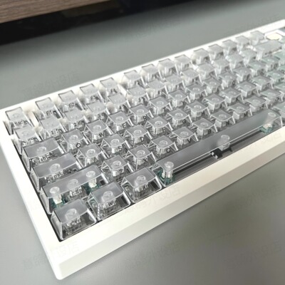 PC透明侧刻键帽原厂高度支持wooting山城hm66made68atk68美加狮68