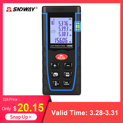 SNDWAY Laser distance meter digital metro Laser Tape measure