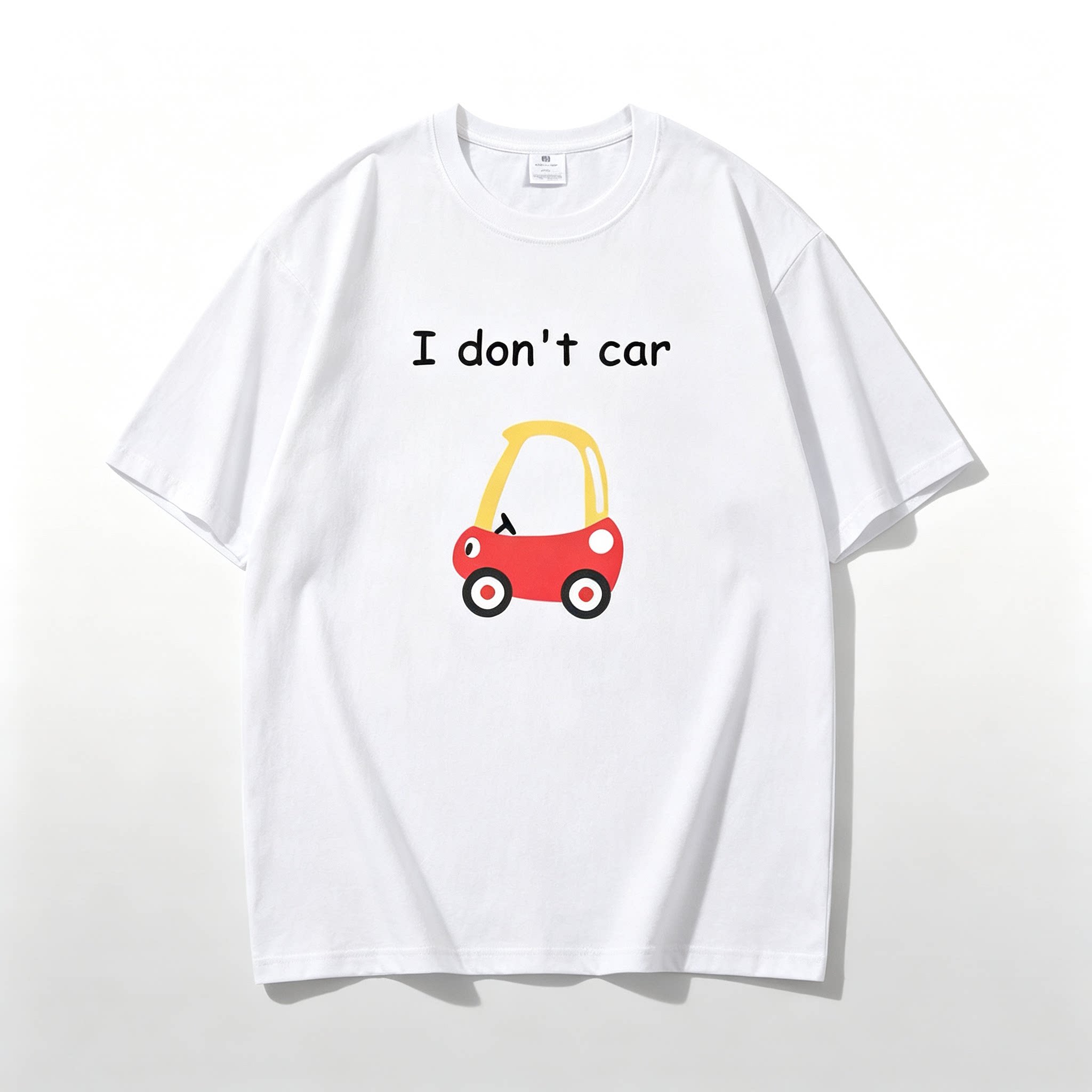 i don't car宋佳好东西电影同款短袖T恤夏季宽松休闲半袖上衣服