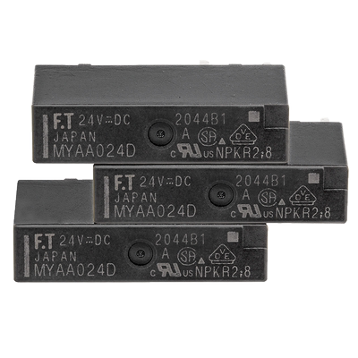 正品富士通FT小型PLC继电器F3AA 012E 005E 024E  MYAA024D 24V