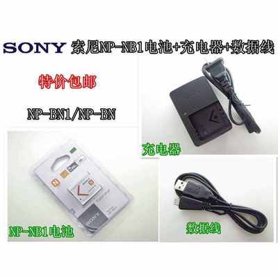 索尼DSCT99 TX55 TX66 W380 W390相机NPBN1电池+充电器+数据线