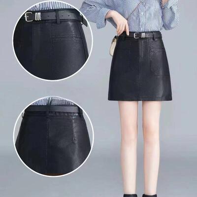 A字半身裙高腰显瘦韩版百搭短裙