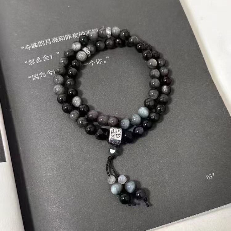 【如愿】中式六字箴言手串女轻奢小众设计国风双层情侣送男友手链