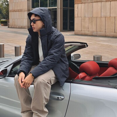 【GGG】RALL冲锋棉服 男士冬季三防城市通勤保暖夹克外套