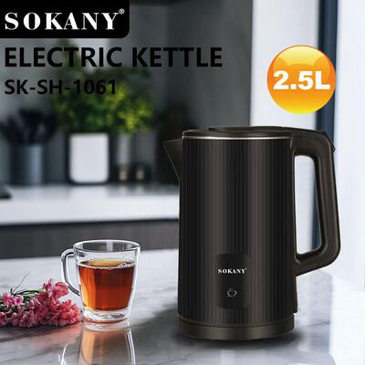 跨境SOKANY1061电水壶2.5L烧水壶加热防干烧ELECTRIC KETTLE