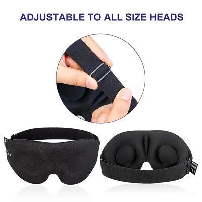 Blindfold Sleeping Eye Mask 3D Contoured Cup Blindfold Conc