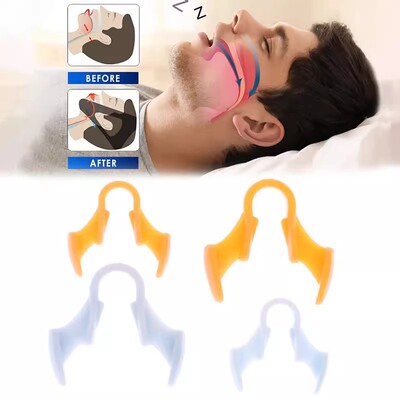 Nose Clip Silicone Anti-Snoring Corrector Snore Preventi